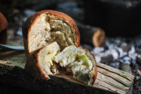 How to bake bread on a campfire – Bushcraft with David Willis